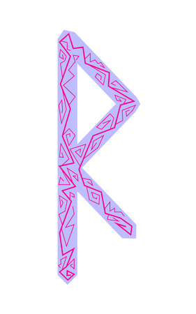Vector of Raido rune. Ancient - ID:1-124070352 - Royalty Free Image ...