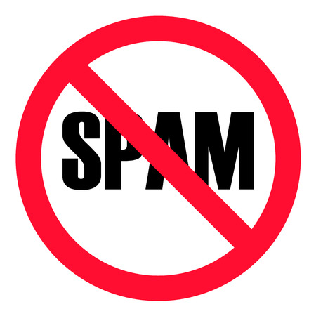 Vector of no SPAM sign on white - ID:109504397 - Royalty Free Image ...