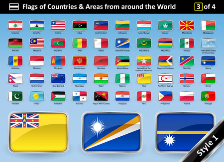 Vector of Detailed Flags of Countries - ID:1-76041645 - Royalty Free ...