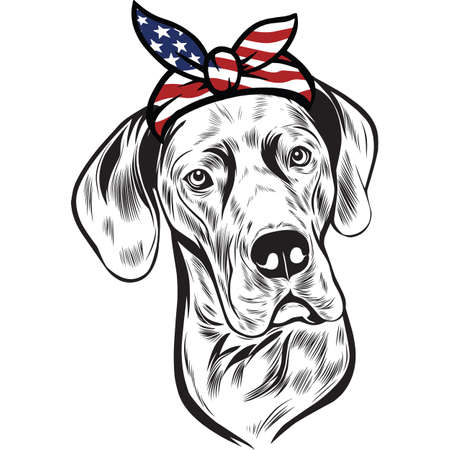 Vector of Great Dane Dog vector eps , - ID:1-190461288 - Royalty Free ...