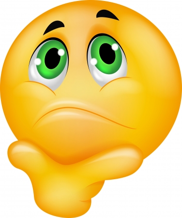 Vector of Emoticon smiley thinking - ID:1-16515888 - Royalty Free Image ...