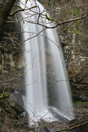 Melincourt Waterfall near neath, South wales.の写真素材 [40007569469] - イメージマート