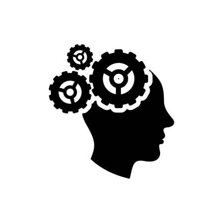Vector of gear brain icon - ID:45814879 - Royalty Free Image - Stocklib