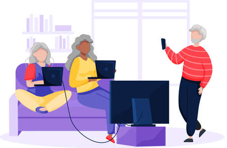 Old person using computer Images - Search Images on Everypixel