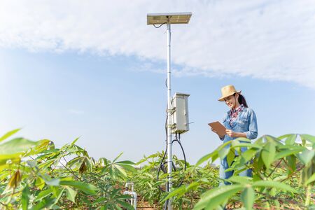 Farmers are planning to farm on a tablet using technology to provide ...