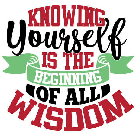Vector of knowing yourself is the - ID:1-170529523 - Royalty Free Image ...