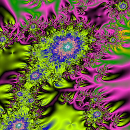 Abstract Computer generated Fractal design. A fractal is a never-ending ...