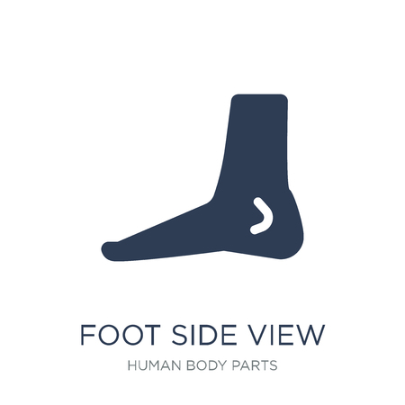 Vector of Foot side view icon. Trendy - ID:1-112137649 - Royalty Free ...