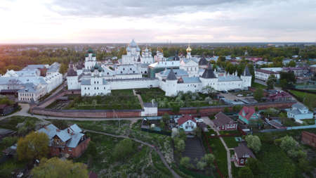 Rostov the Great Kremlin from above. Golden Ring landmark. Russiaの写真素材 ...