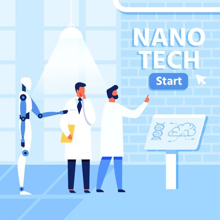 Vector of Flat Nano Tech Research Lab, - ID:1-128686038 - Royalty Free ...