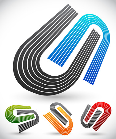 Vector of Set of U shapes fitted - ID:33223055 - Royalty Free Image ...