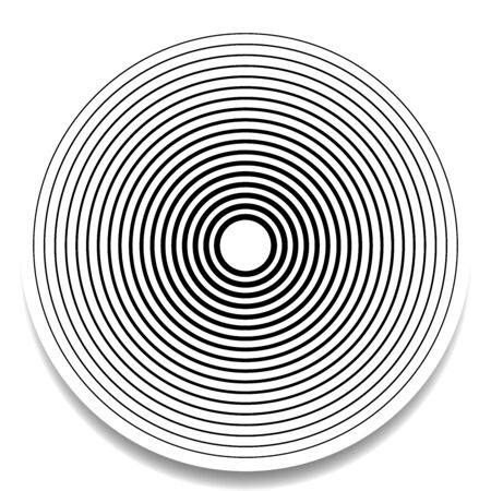 Vector of Radial circles design element. - ID:1-131156743 - Royalty ...