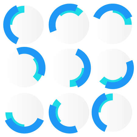 Vector of Segmented circle, circular - ID:1-175293343 - Royalty Free ...