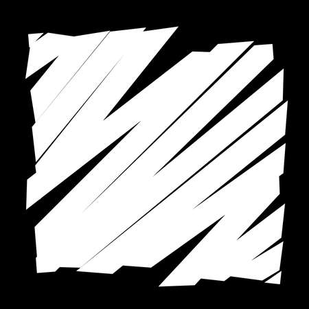 Slit, slash, fracture texture effect element. Stock vector illustration ...