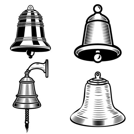 Bell Black And White Clipart