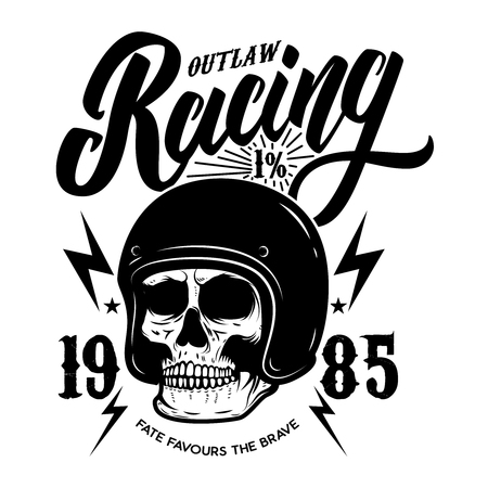 Vecteur de Outlaw racing. Emblem template - ID:114135668 - image libre ...