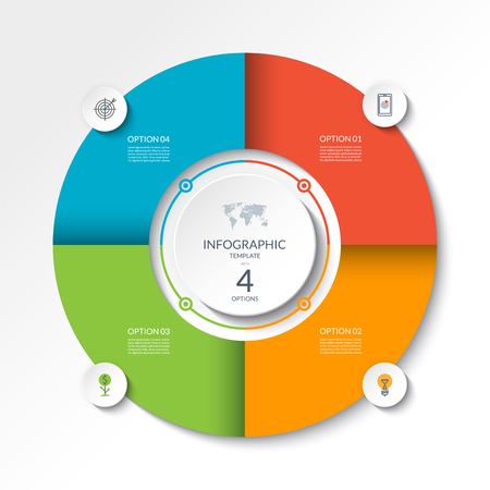 Photo of Circular infographic flow - ID:1-109068785 - Royalty Free ...