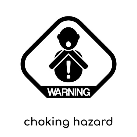 Vector of choking hazard symbol isolated - ID:101178775 - Royalty Free ...