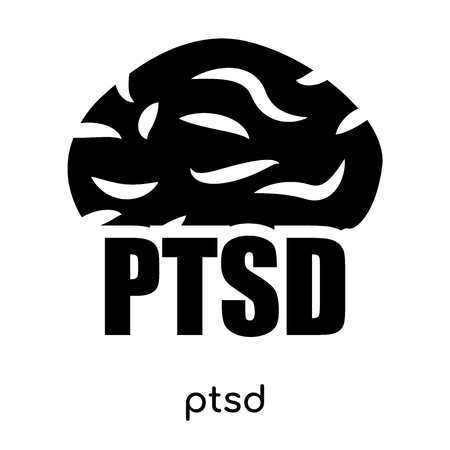 Vector of ptsd symbol isolated on white - ID:1-101180243 - Royalty Free ...