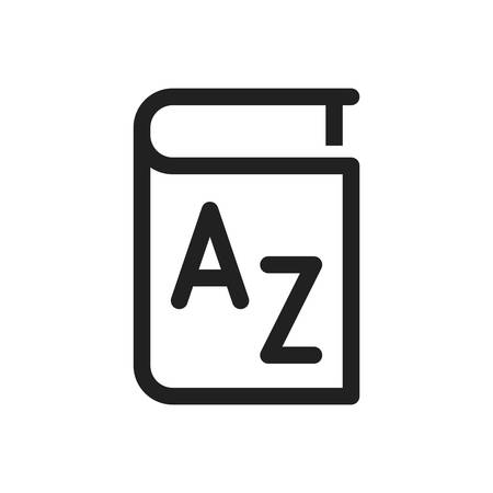 Vecteur de Vocabulary icon, vector line - ID:152117385 - image libre de ...