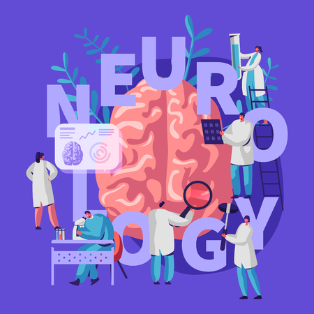 Vector of Neurology Medical Banner. - ID:1-123179785 - Royalty Free ...