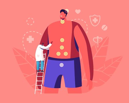 Vector of Male Doctor Endocrinologist in - ID:1-140270561 - Royalty ...