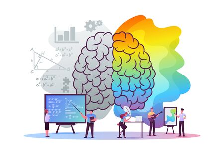 Vector of Creative and Logic Thinking - ID:1-148093688 - Royalty Free ...