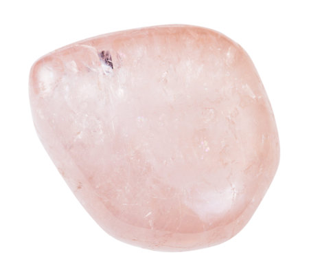 macro shooting of geological collection mineral - polished morganite ...
