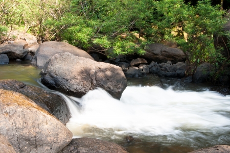 Water of water fall on rock - Stock Image - Everypixel