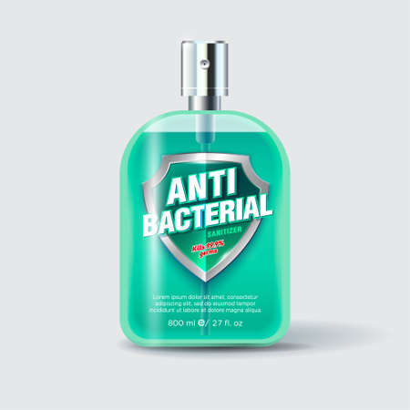 Vector of Antibacterial sanitizer label - ID:1-168024315 - Royalty Free ...