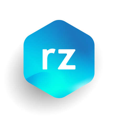 Vector of Letter RZ logo in hexagon - ID:157808770 - Royalty Free Image ...
