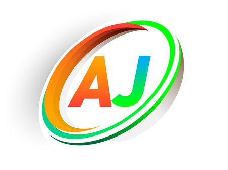 Vector of initial letter AJ logotype - ID:1-160174815 - Royalty Free ...