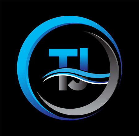 Vector of initial letter logo TJ company - ID:1-160130226 - Royalty ...