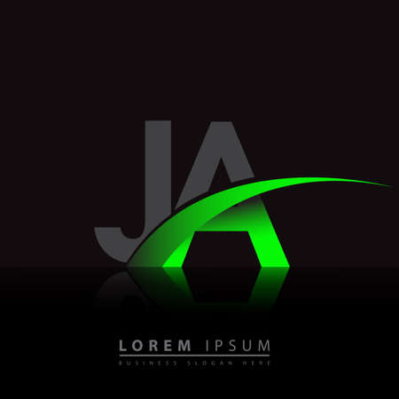 Vector of initial letter JA logotype - ID:1-159768359 - Royalty Free ...