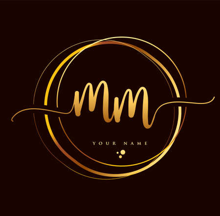 Vector of MM Initial handwriting logo - ID:1-163270074 - Royalty Free ...