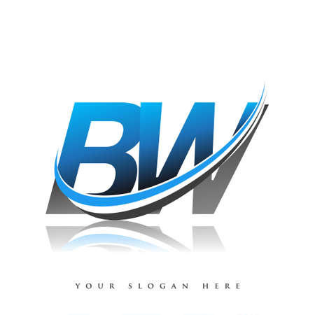 Vector of BW initial logo company name - ID:1-163291215 - Royalty Free ...