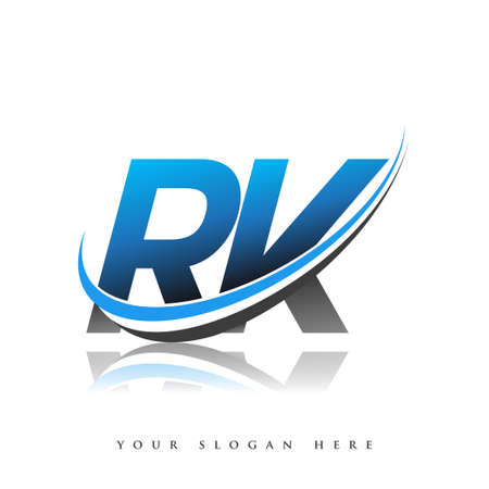 Vector of RK initial logo company name - ID:1-163018252 - Royalty Free ...