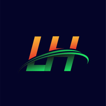 Vector of initial logo LH company name - ID:1-164068105 - Royalty Free ...