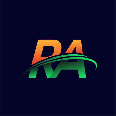 Vector of initial logo RA company name - ID:164068513 - Royalty Free ...