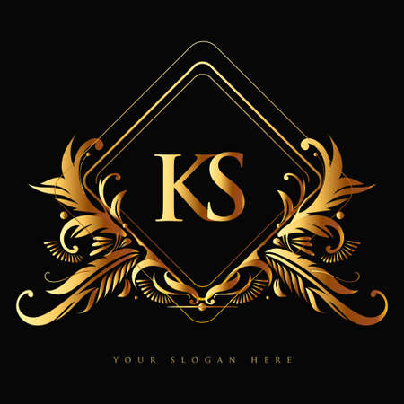 Vector of Initial logo letter KS with - ID:1-164068400 - Royalty Free ...