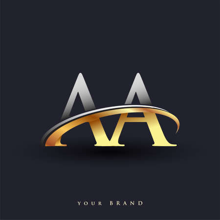 Vector of AA initial logo company name - ID:165044503 - Royalty Free ...