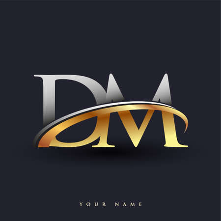 Vector of DM initial logo company name - ID:165044576 - Royalty Free ...