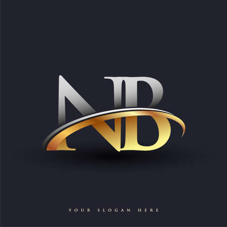 Vector of NB initial logo company name - ID:1-165045296 - Royalty Free ...