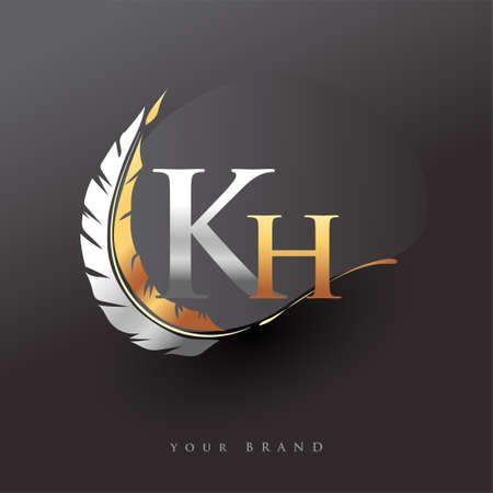 Vector of Initial letter KH logo with - ID:1-167382461 - Royalty Free ...