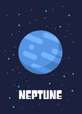 The Neptune Planet design, Vector illustrations of the of the neptune ...
