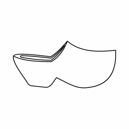 Vector of Clogs icon in outline style - ID:1-105610864 - Royalty Free ...
