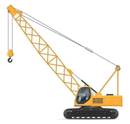 Vector of Crane view from side isolated - ID:1-139219495 - Royalty Free ...