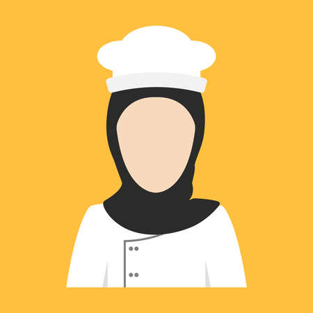 Vector of Cartoon Female Chef Muslim - ID:1-182739768 - Royalty Free ...
