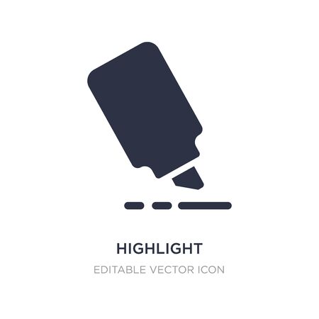Vector of highlight icon on white - ID:134971523 - Royalty Free Image ...
