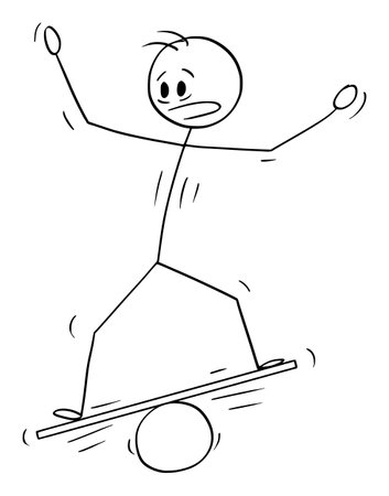 Vector of Person Balancing, Vector - ID:1-180933480 - Royalty Free ...